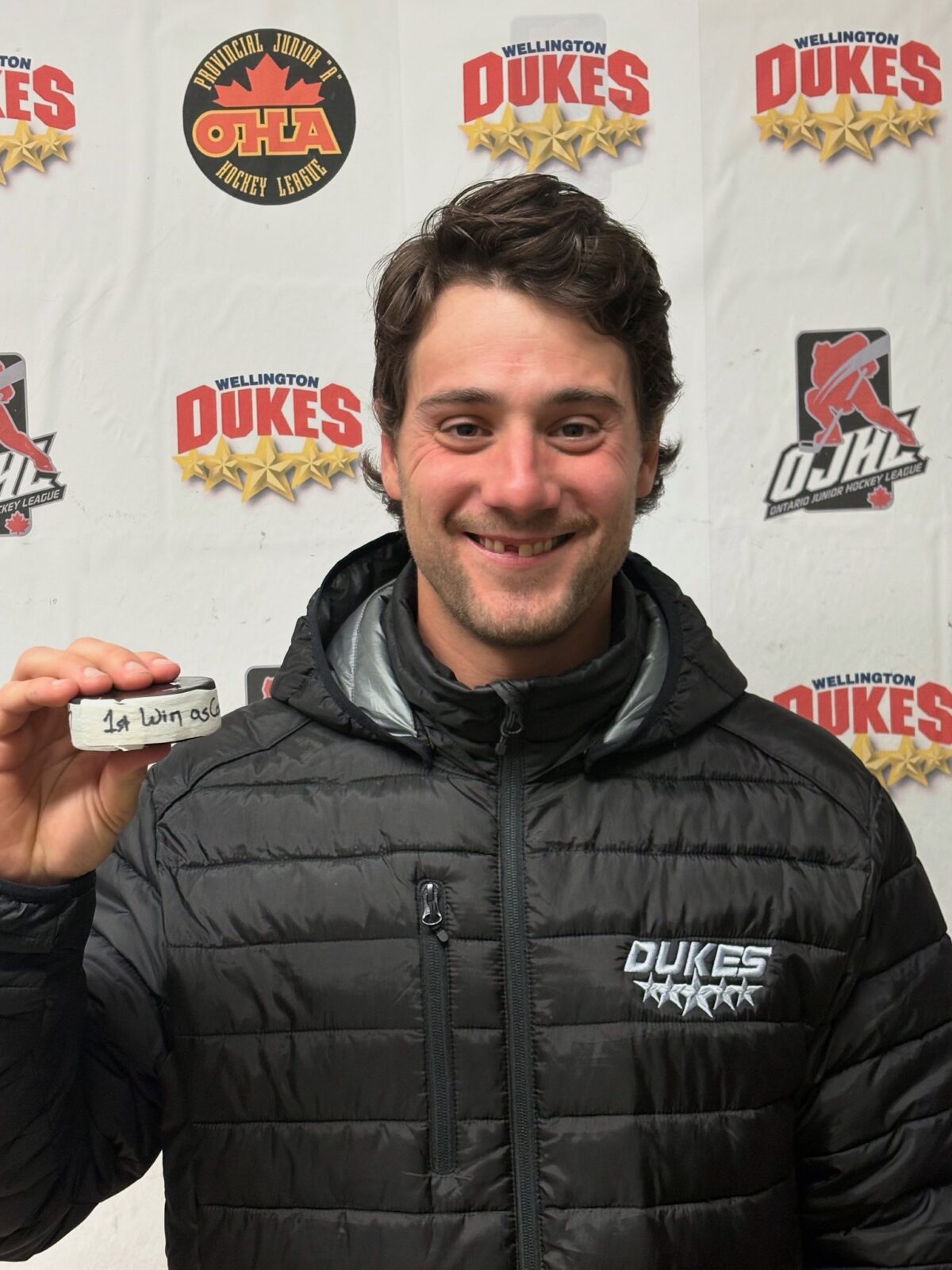 Panetta earns first OJHL head coaching win in season opening victory | Wellington Dukes